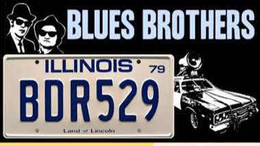 License Plate Blues Brothers "BDR529" Collectible – Volo Auto Museum